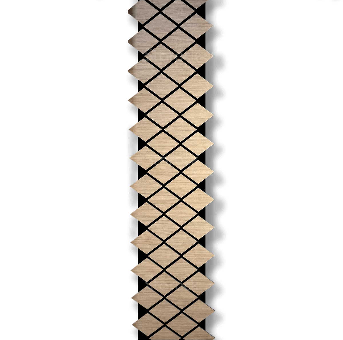 Diamond Acoustic Slat Panels-Teak – Starock Wall Panels